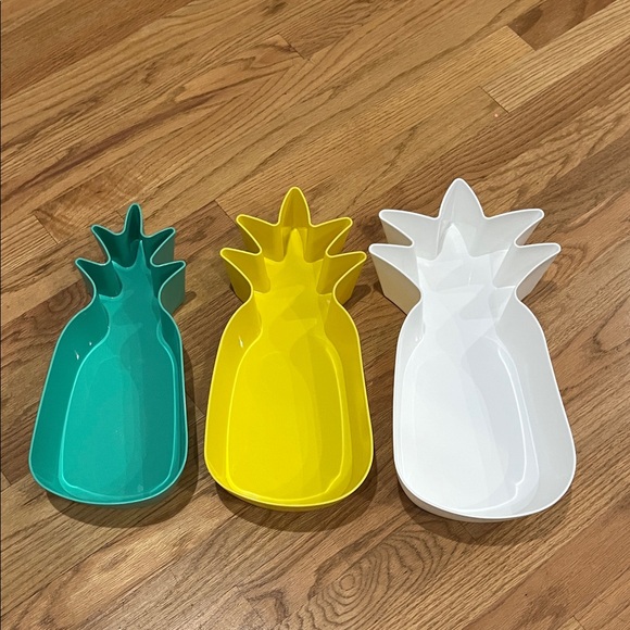Target | Kitchen | Target Pineapple Shaped Serving Trays Teal Yellow ...
